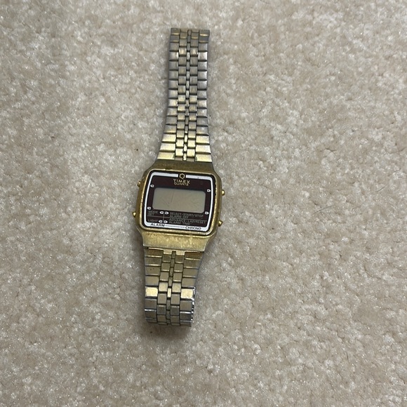 Timex | Accessories | Vintage Timex Digital Watchheavy Weardiscoloring ...